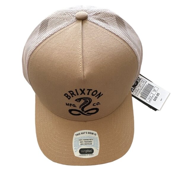 Brixton | Accessories | Brixton 5 Panel Trucker Cap With Embroidered ...
